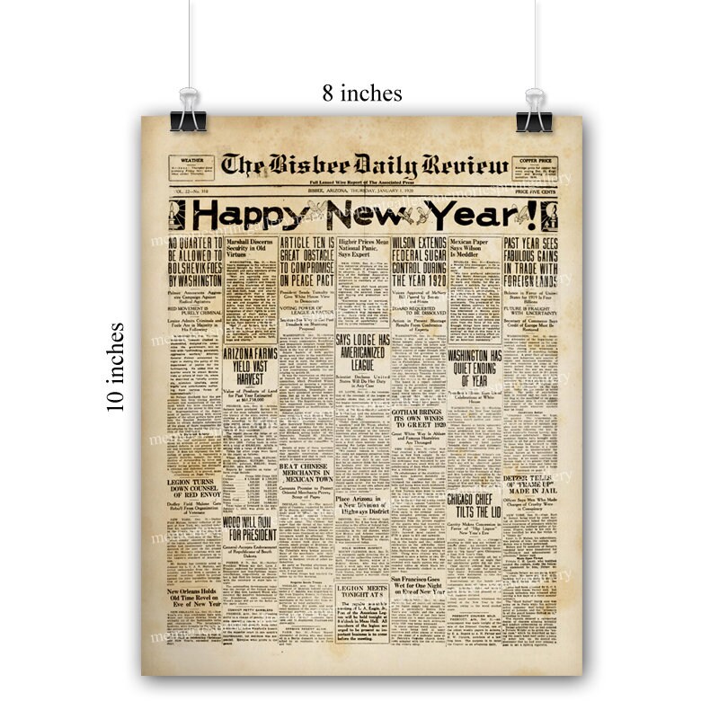 Printable Paper Pack, Vintage American Newspapers, Old US Newspaper ...