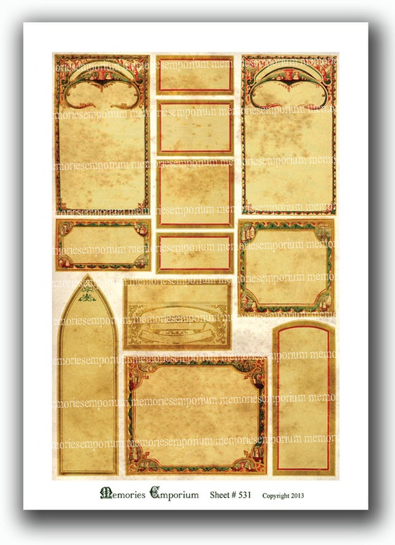 Antique Labels Old Blank DIY Vintage Packaging Labels - Etsy