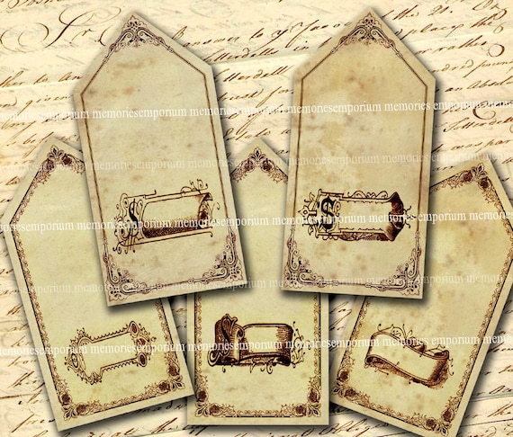 Printable Vintage Price Tags