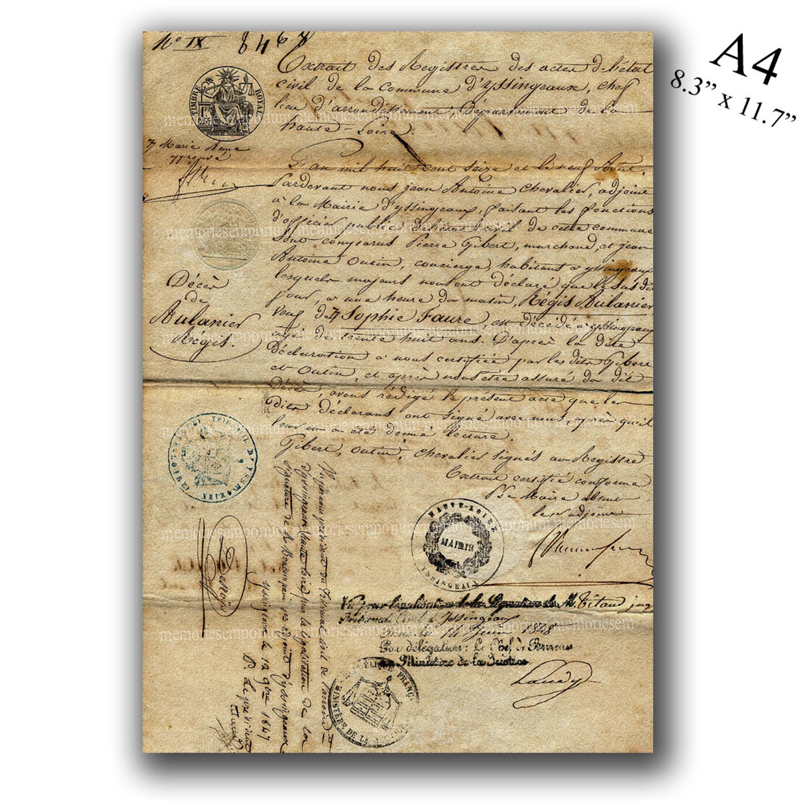 Antique Handwriting Full Pages Printable Download Background Clipart ...