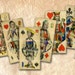 Playing Cards Antique 1 X 2 DIY Decoupage Domino 1x2 Inch Size Digital ...