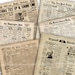 Old American Newspapers, Printable Paper Pack, Vintage US Old Newspaper ...