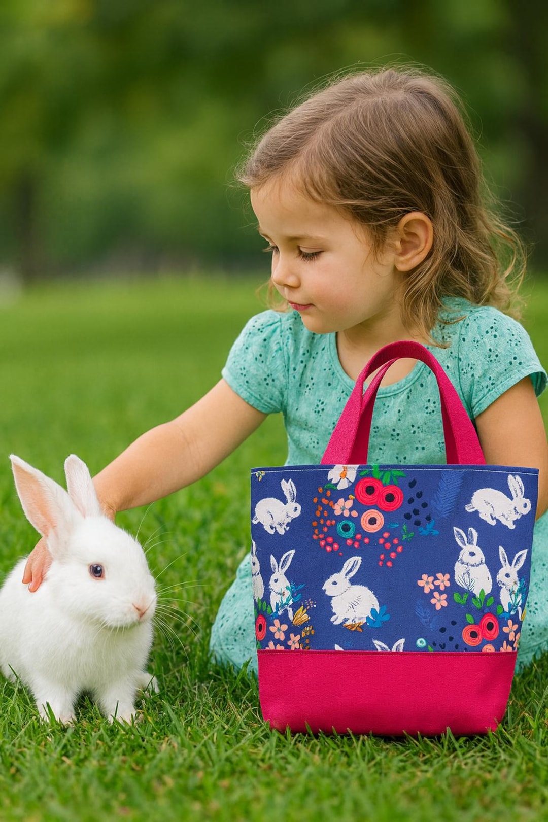 Girls Tote Bag - Handmade With Sweet Prints, Gift for Little Hands - Etsy