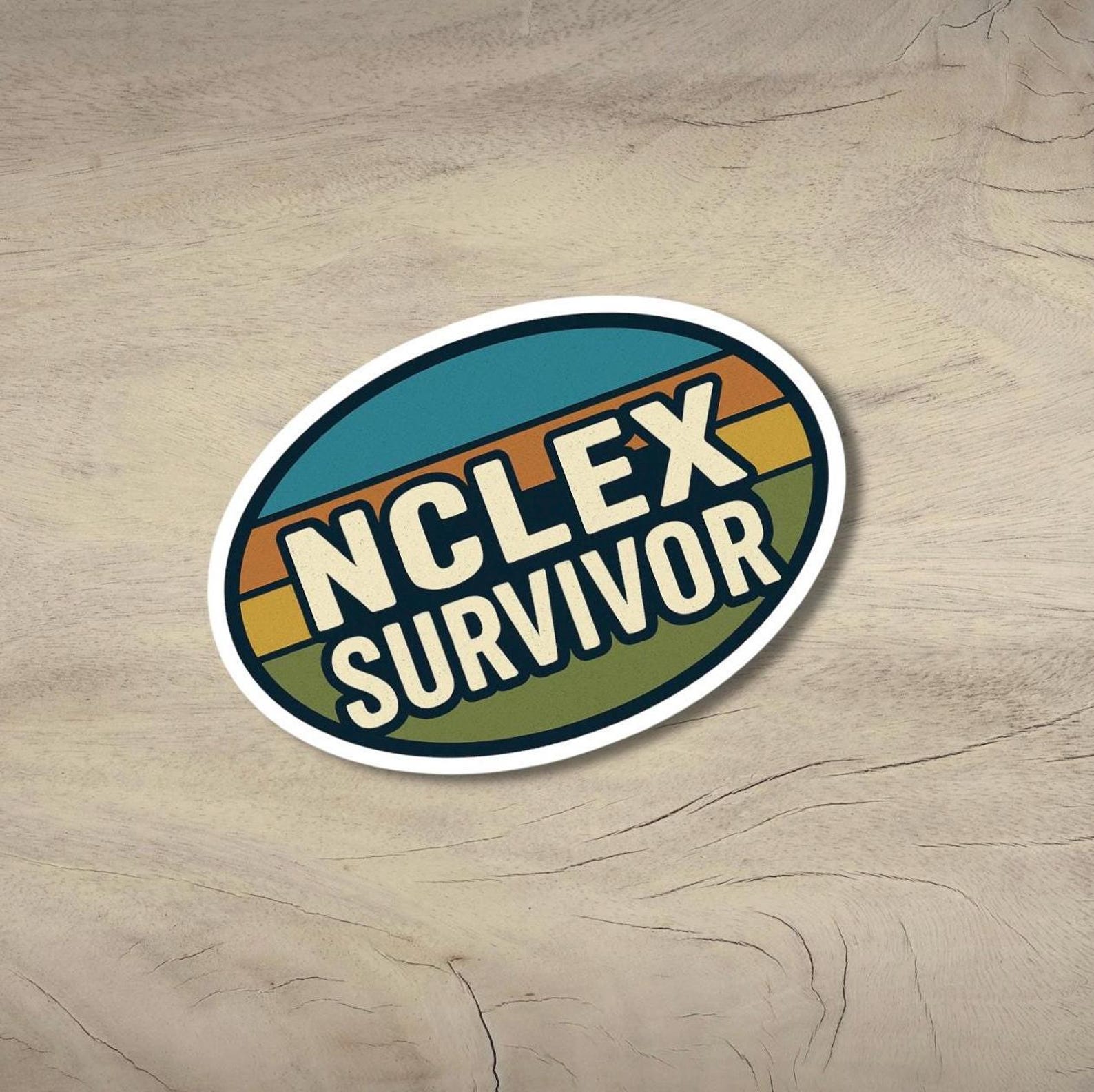 NCLEX Survivor Sticker - Etsy