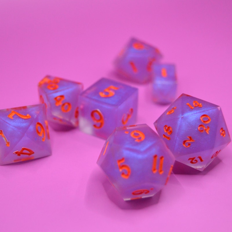 Neon Dice - Etsy