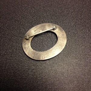 Large Oval Donut Brooch Cool Palette - Etsy