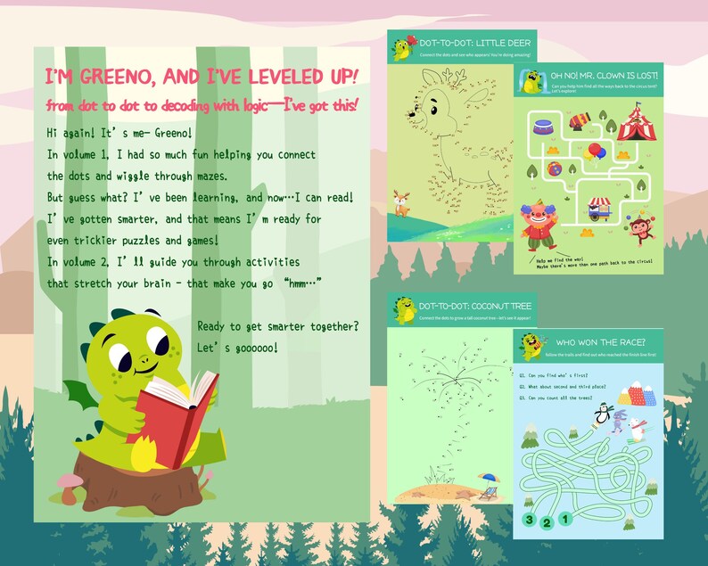 ADHD Focus Worksheets for Kids | Logic Funny Puzzles | Right Brain ...
