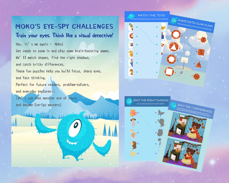 ADHD Focus Worksheets for Kids | Logic Funny Puzzles | Right Brain ...