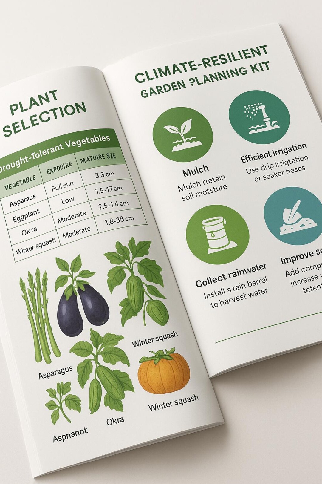 Climate-resilient Garden Planner, Drought & Extreme Weather Guide ...