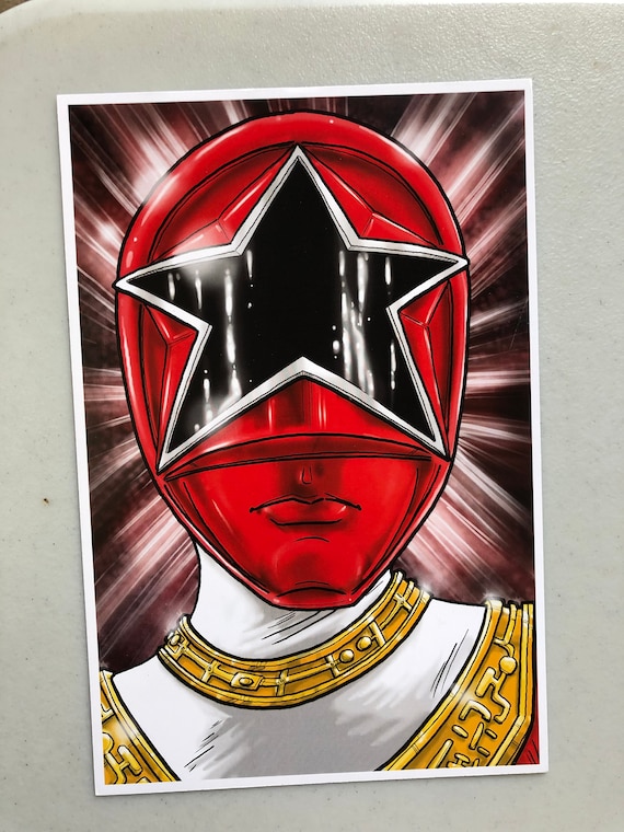 Red Zeo Ranger Art