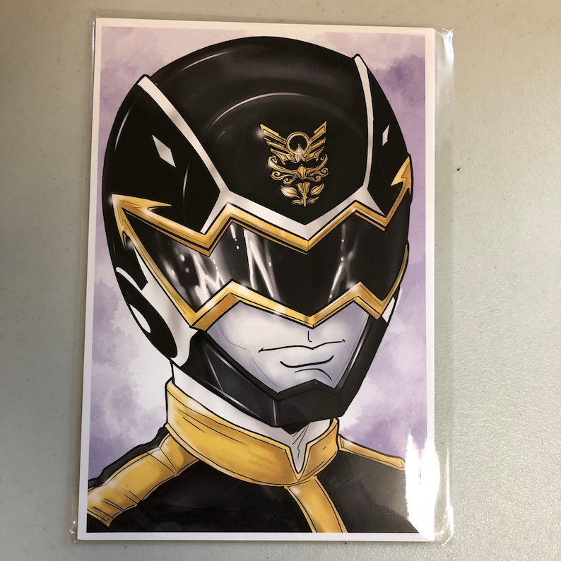 Power Rangers: Megaforce Black Ranger - Etsy