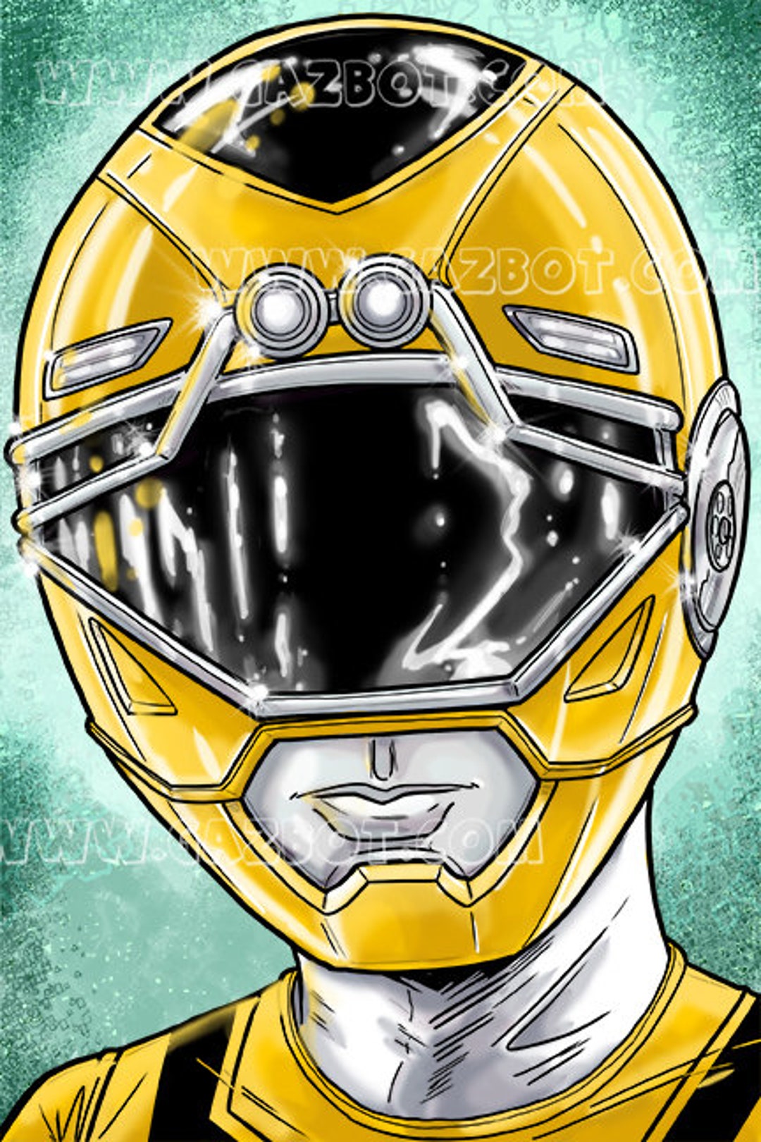 Power Rangers: Turbo Yellow Ranger - Etsy