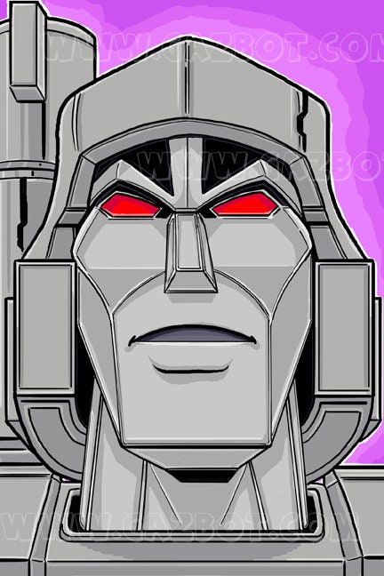 Megatron Face Drawing