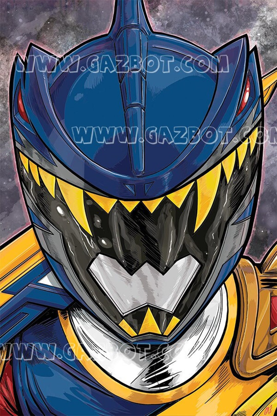 Power Rangers: Cosmic Fury Dino Charge Dark Ranger - Etsy