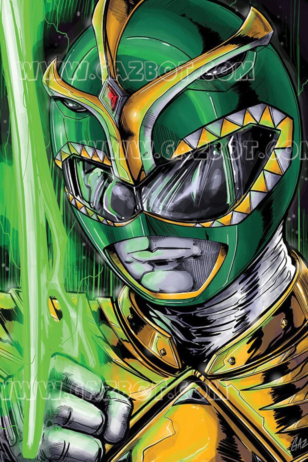 Power Rangers: MMPR BITS Green Ranger - Etsy