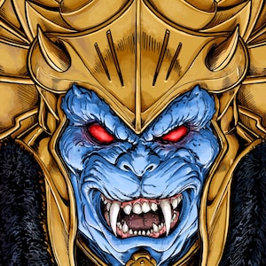 Power Rangers: MMPR Goldar - Etsy