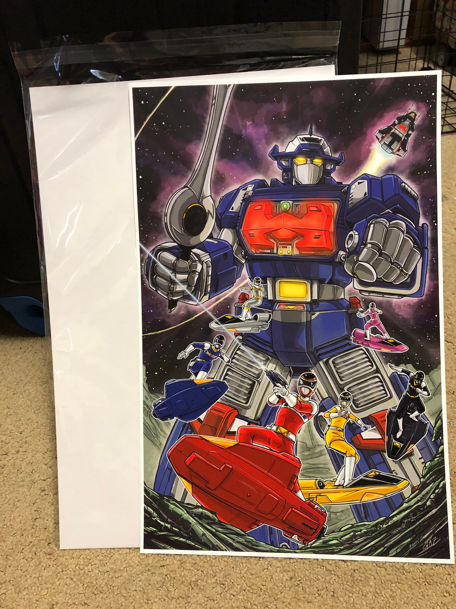 Power Rangers in Space : Astro Megazord and Rangers SPECIAL - Etsy