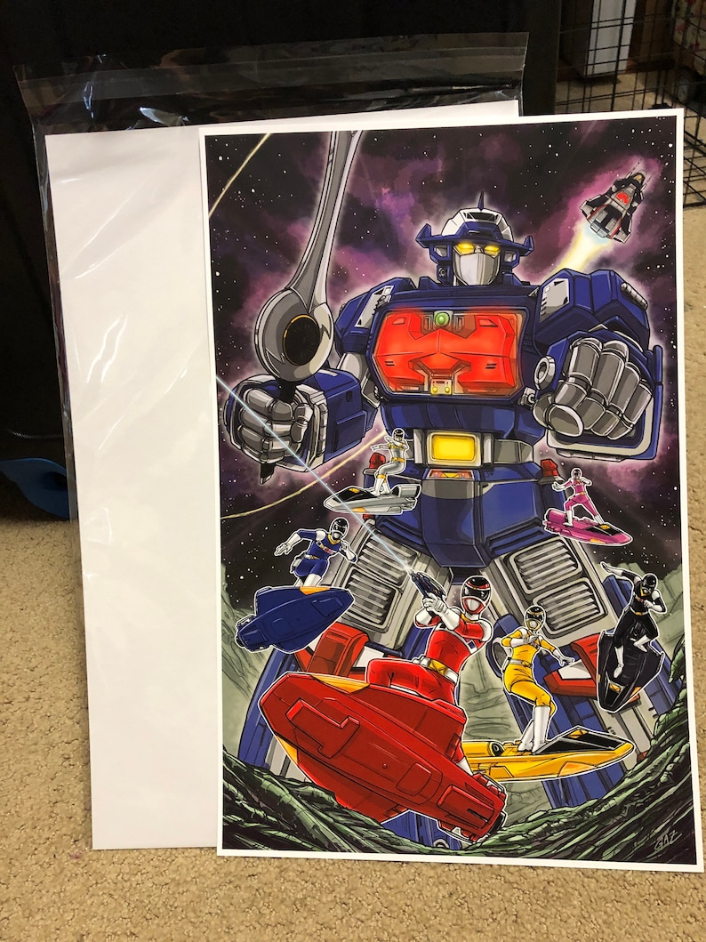 Power Rangers in Space : Astro Megazord and Rangers SPECIAL - Etsy