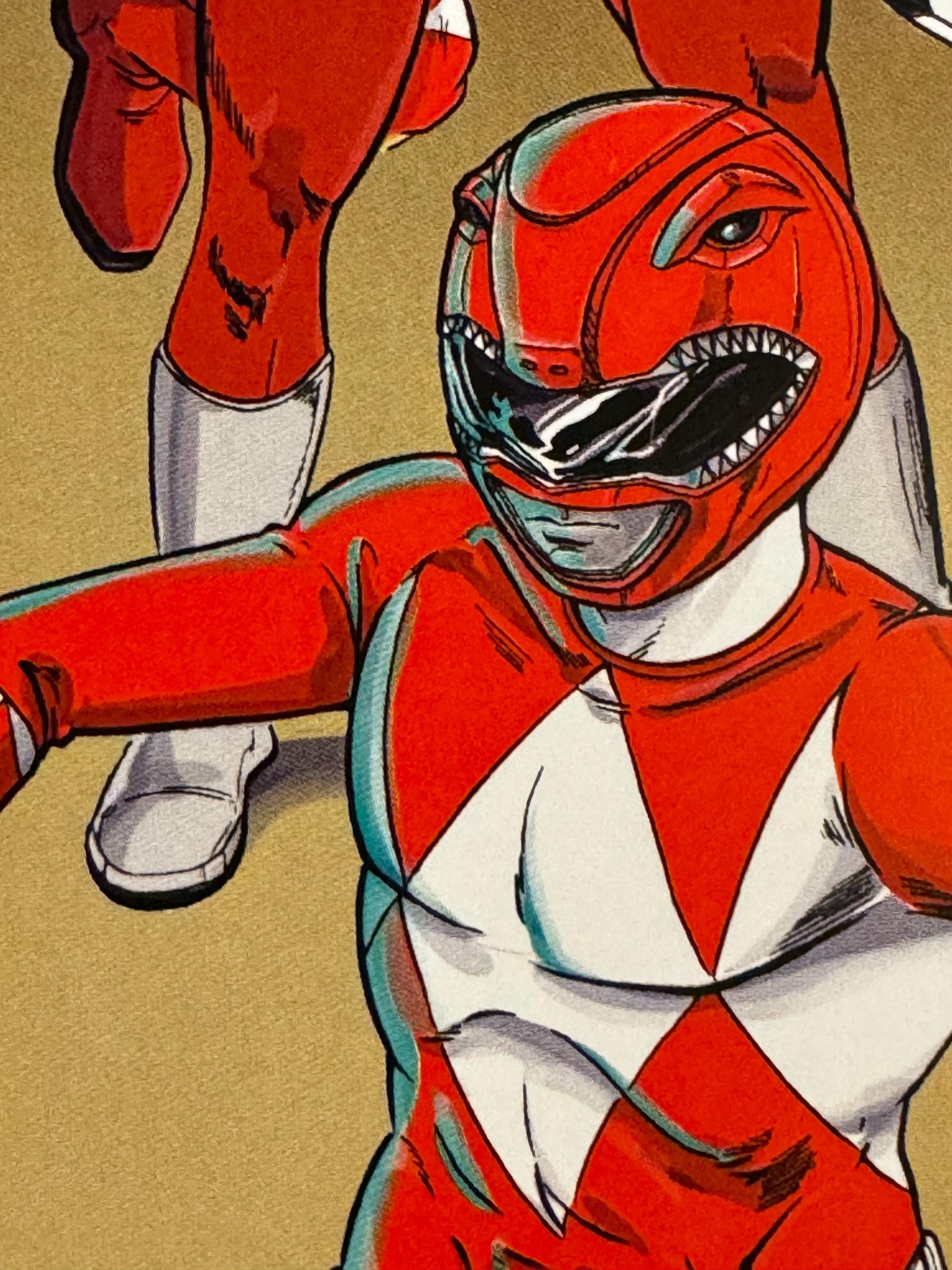 Power Rangers: Red Ranger Forever Red Homage - Etsy