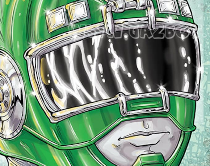 Power Rangers: Turbo Green Ranger - Etsy