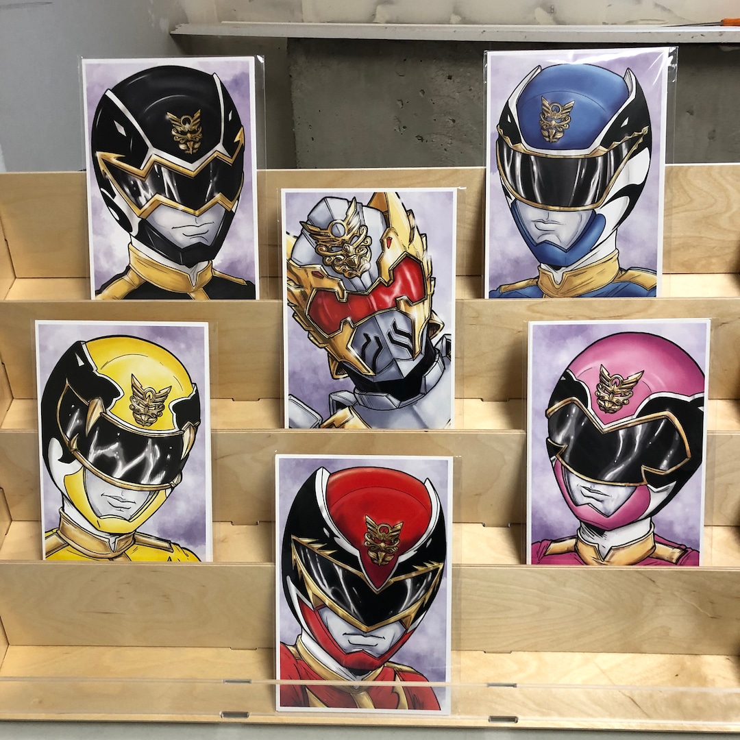 Power Rangers Megaforce AKA Goseiger : Set of 6 - Etsy