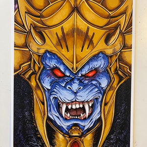 Power Rangers: MMPR Goldar - Etsy