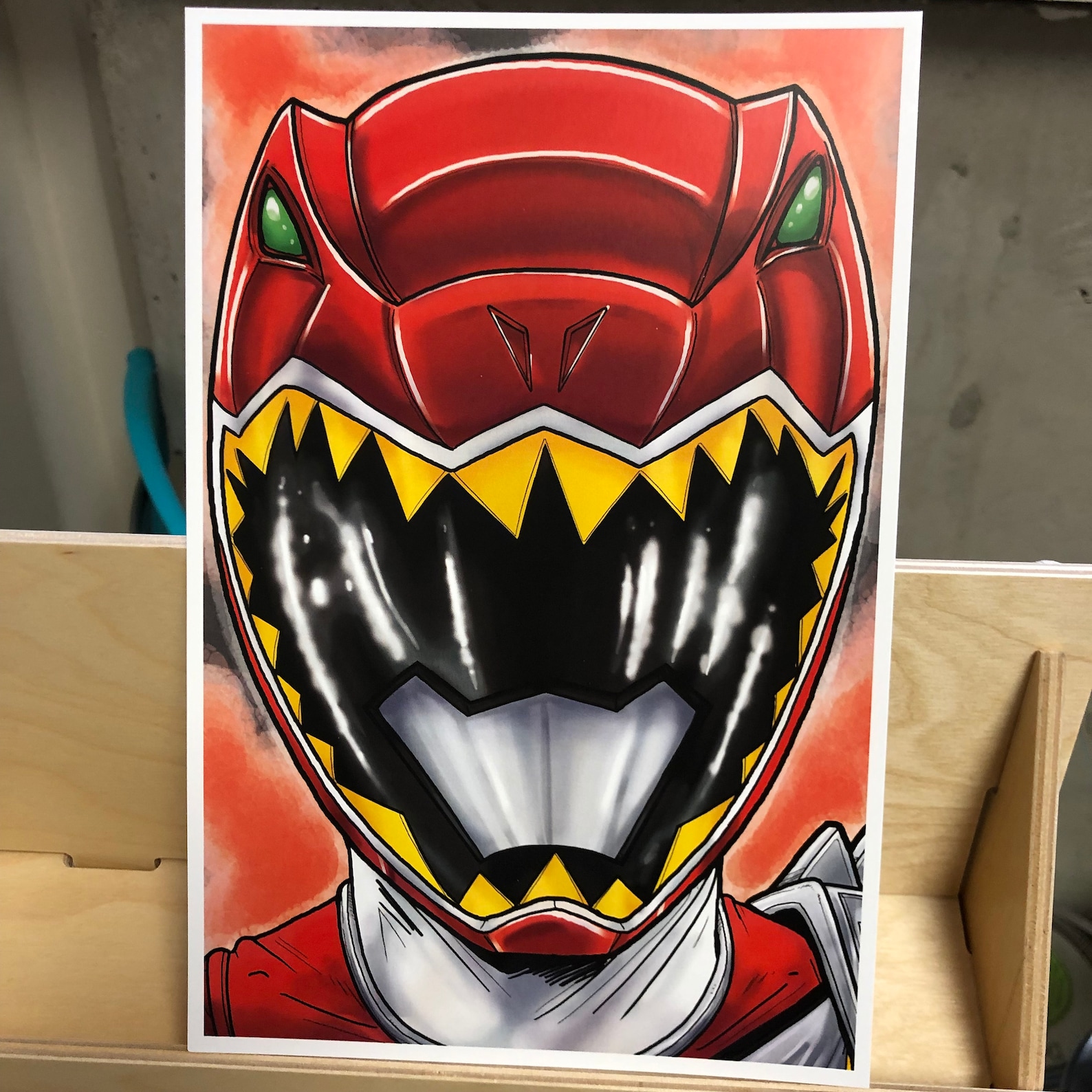 Power Rangers Dino Charge : Red Ranger - Etsy