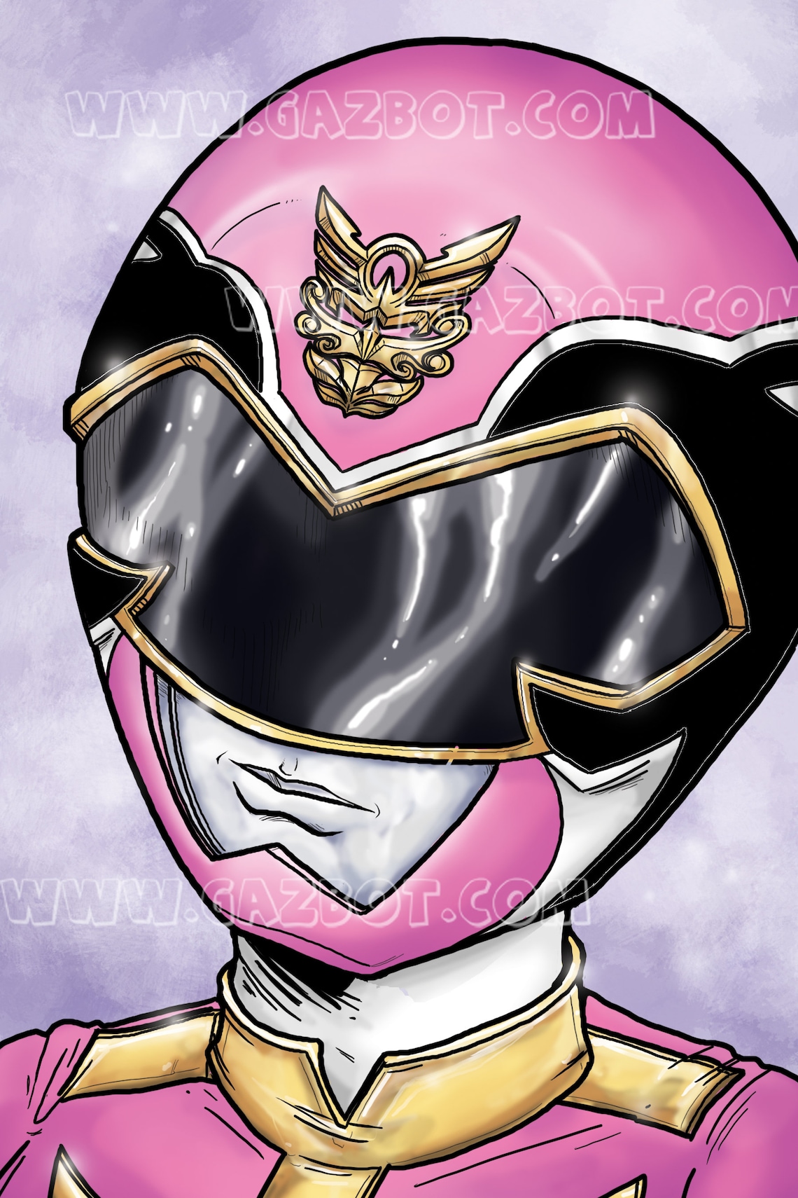 Power Rangers: Megaforce Pink Ranger - Etsy