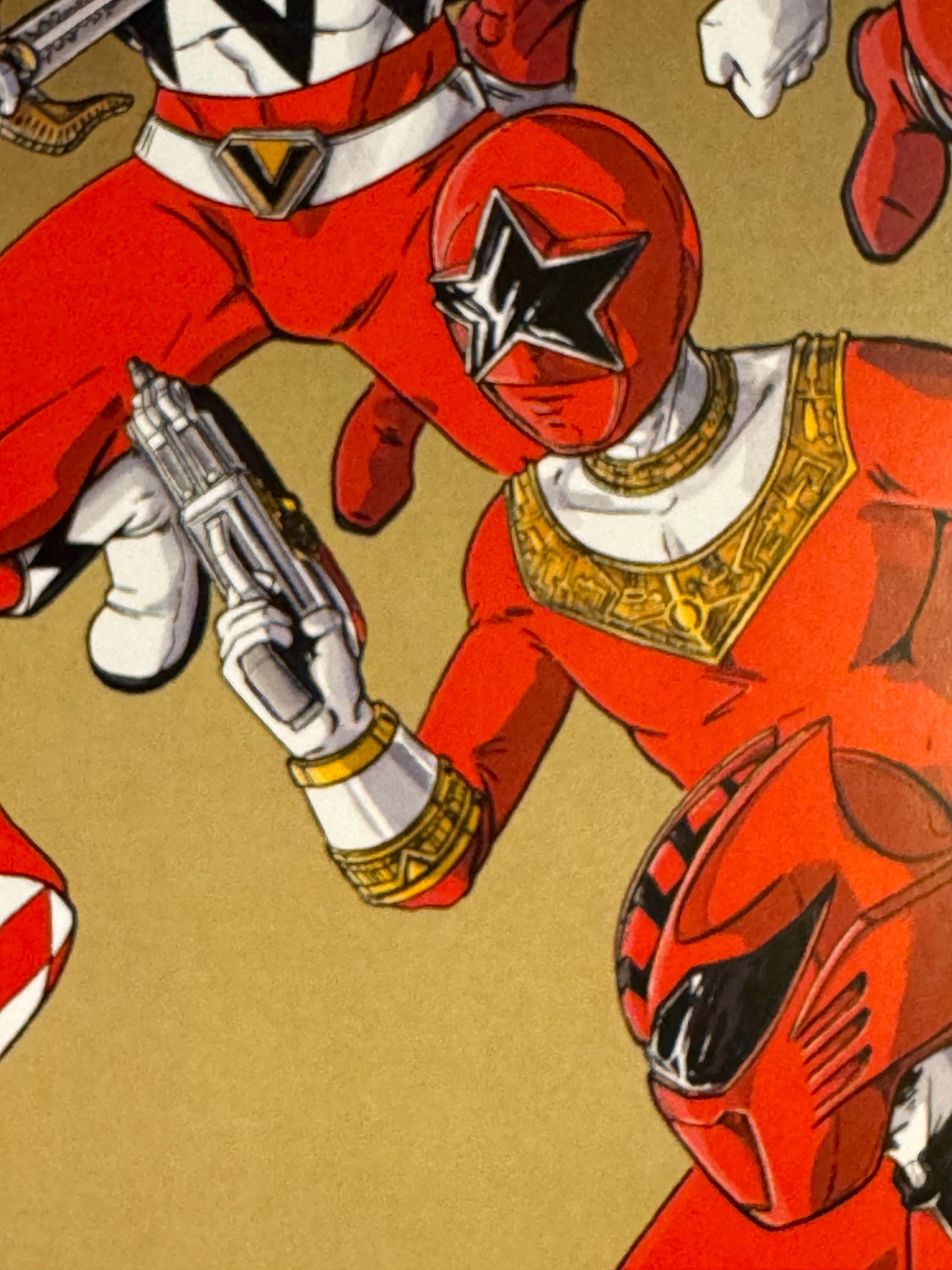 Power Rangers: Red Ranger Forever Red Homage - Etsy