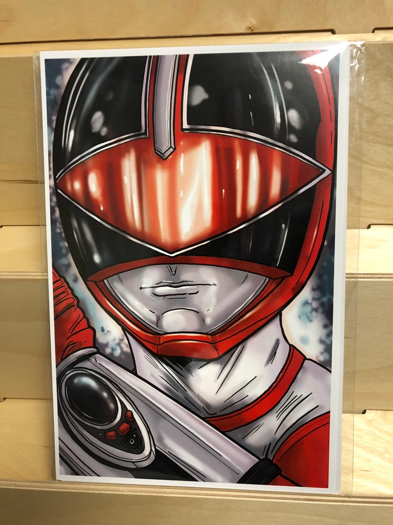 Power Rangers: Time Force Red Ranger Wesley Collins - Etsy