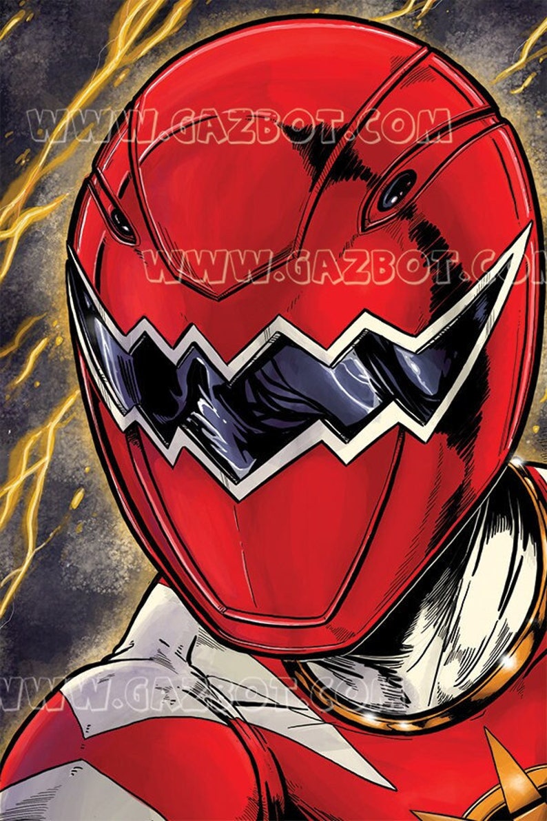 Power Rangers: Dino Thunder Red - Etsy