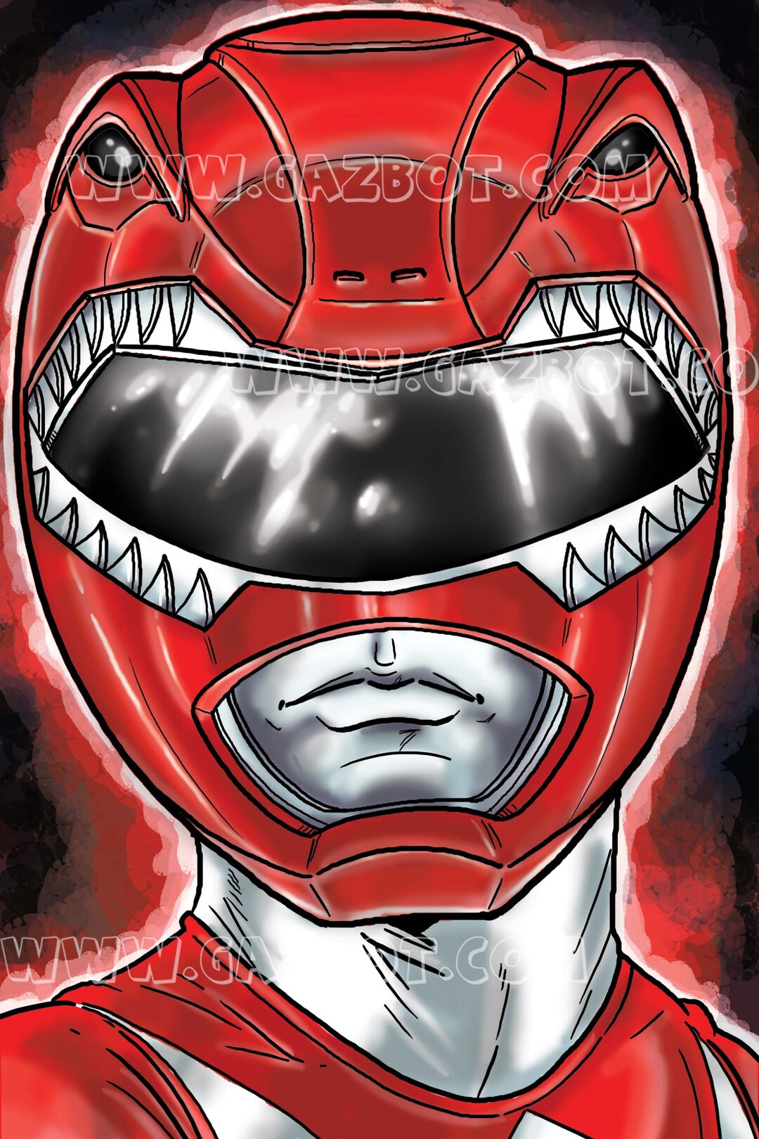 Power Rangers: MMPR Red Ranger - Etsy