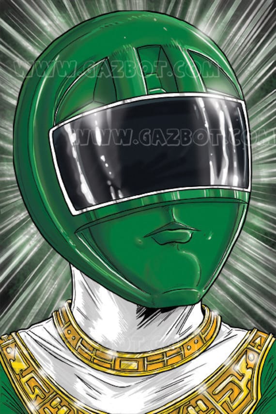Power Rangers: Zeo Green Ranger | Etsy