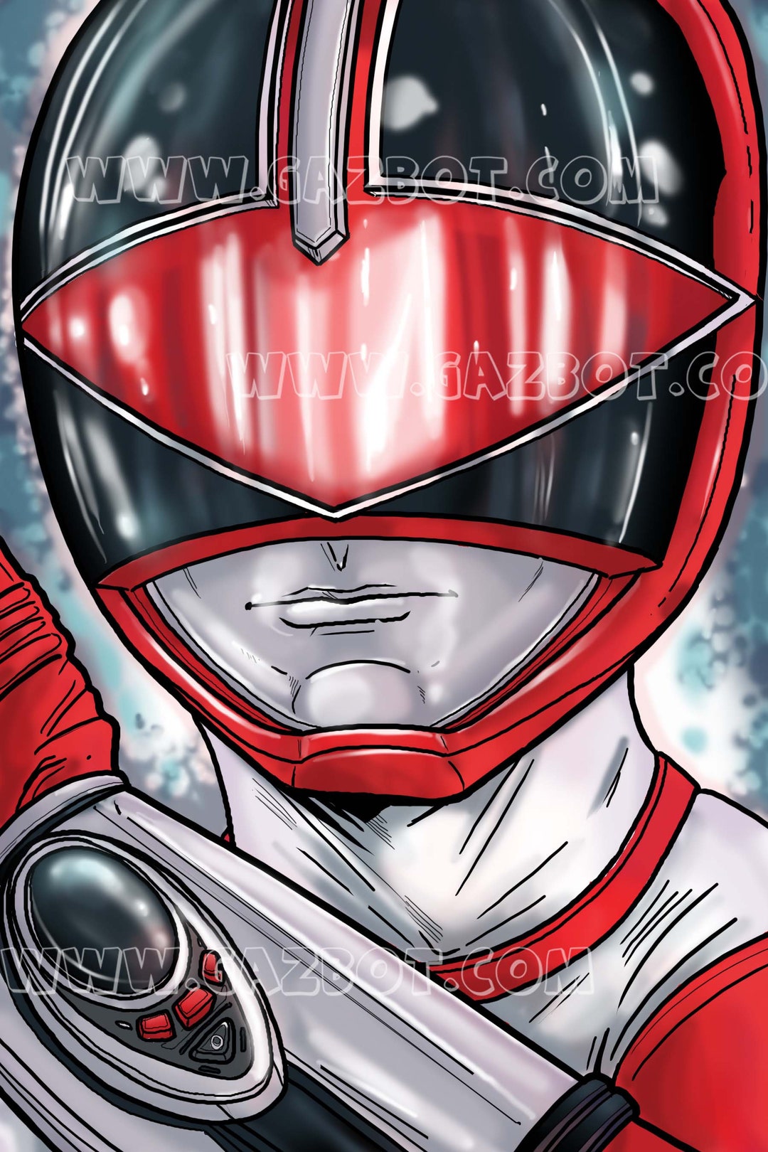 Power Rangers: Time Force Red Ranger - Wesley Collins - Etsy