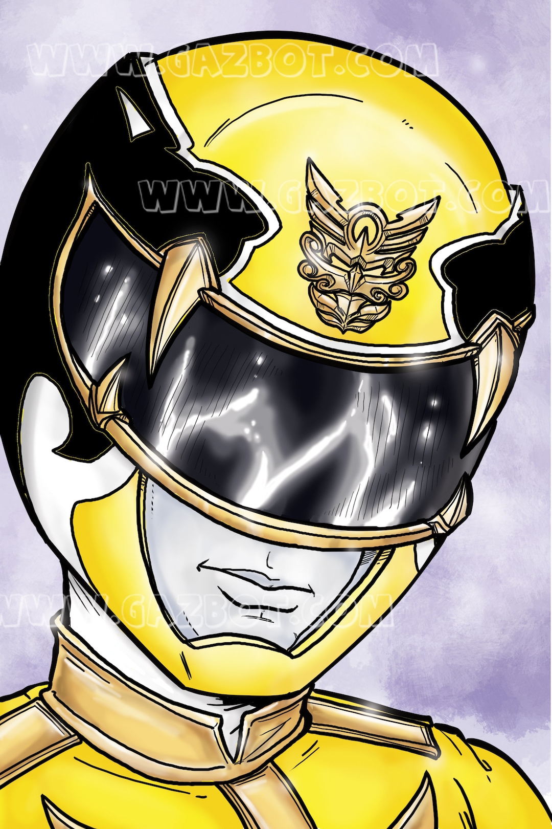 Power Rangers: Megaforce - Yellow Ranger - Etsy