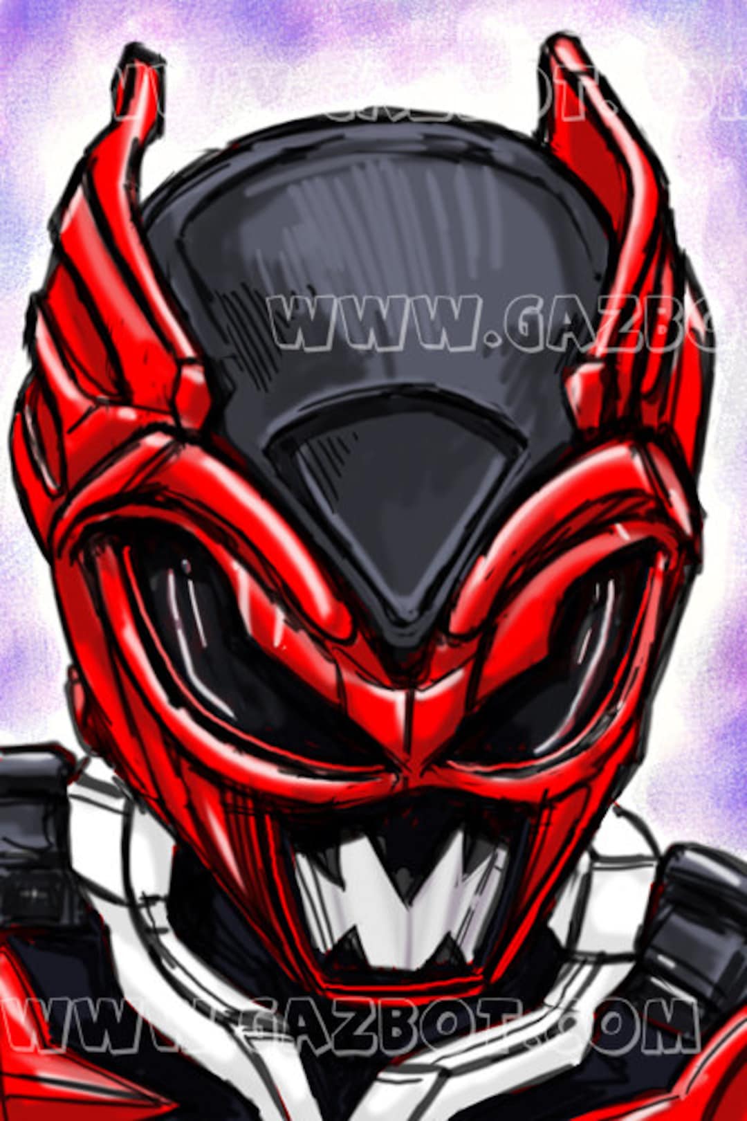 Power Rangers: in Space- Psycho Red Ranger - Etsy UK