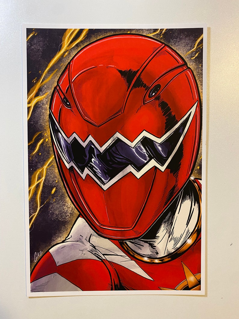Power Rangers: Dino Thunder Red - Etsy UK