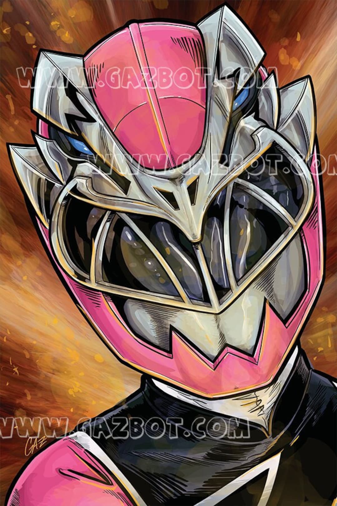 Power Rangers: Dino Fury Pink Ranger - Etsy