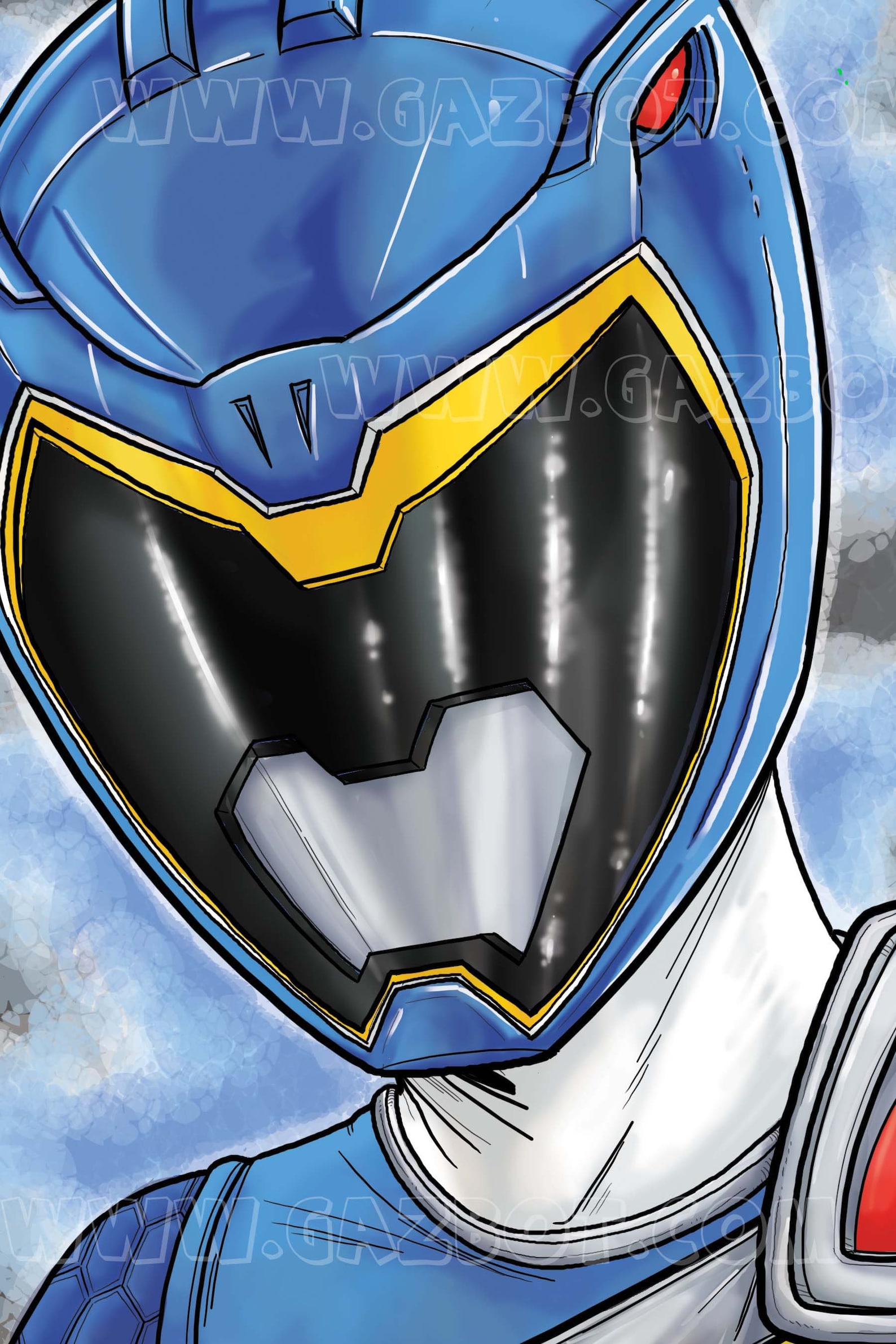 Power Rangers Dino Charge : Blue Ranger - Etsy México