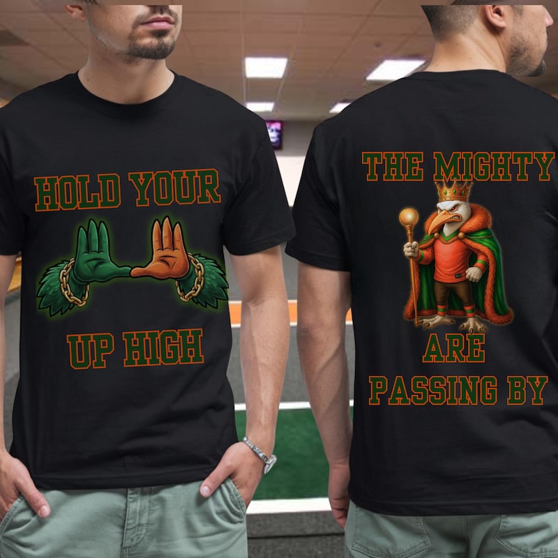 Miami Canes Football Tees - Etsy