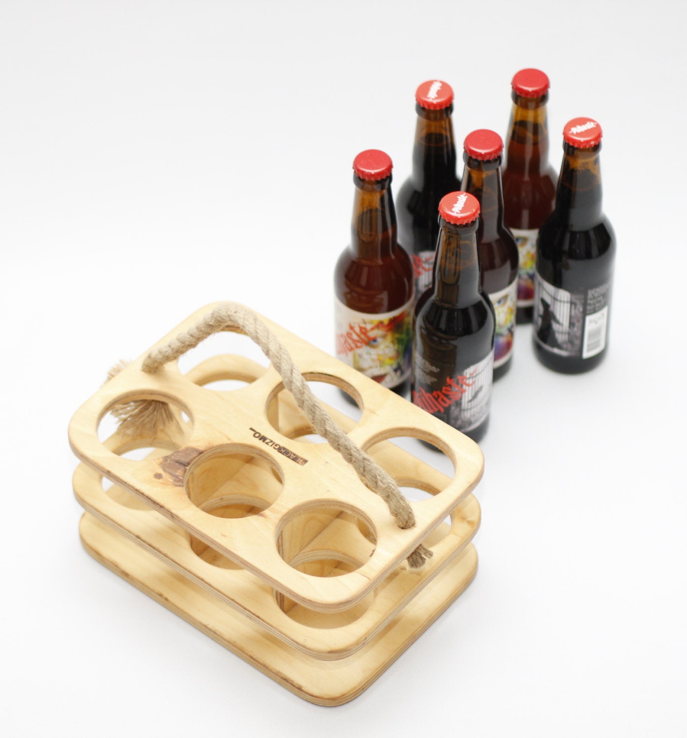 Six Pack | Beer Holder | Bottle Caddy | 6 Pack - Etsy