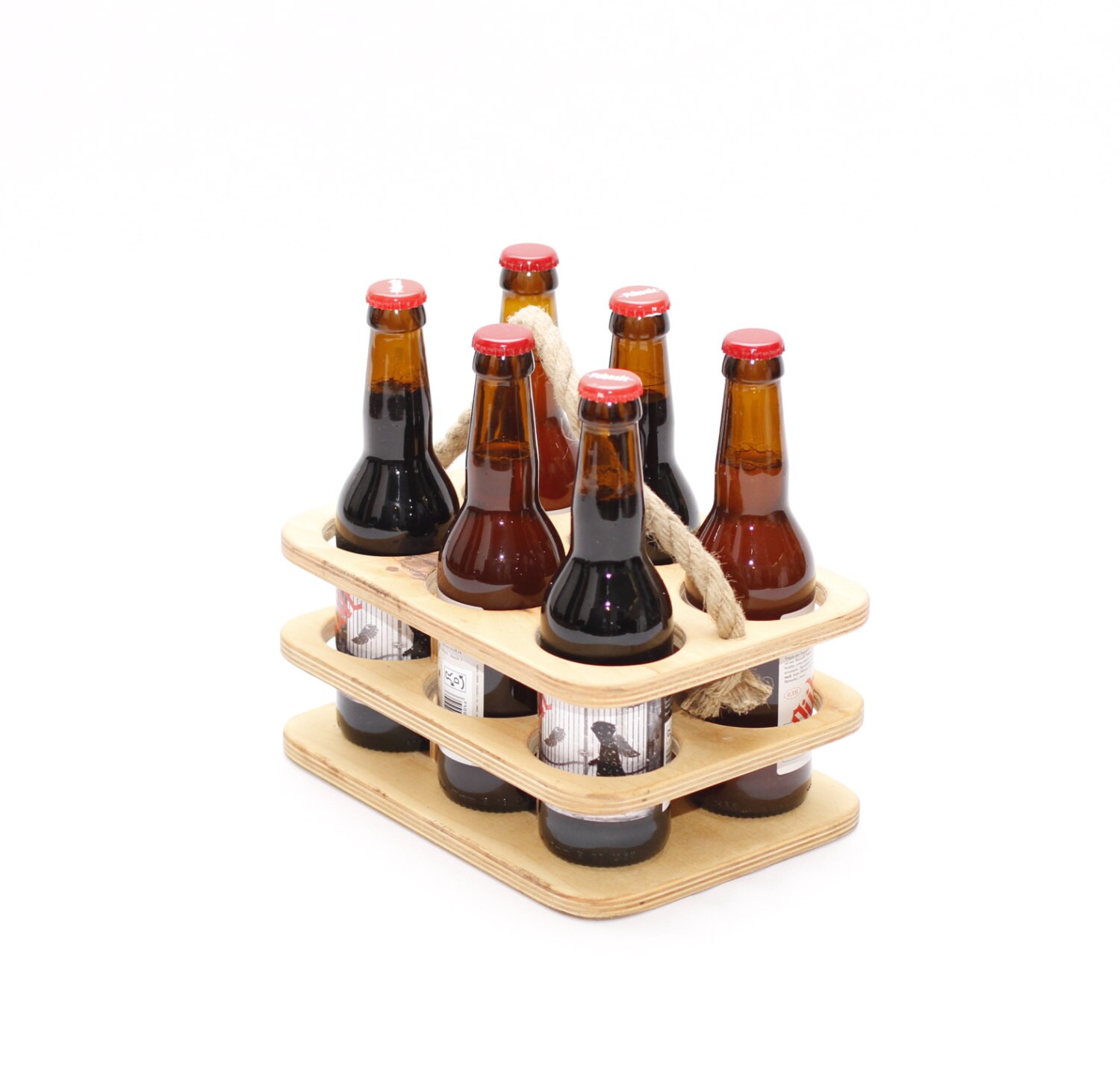 Six Pack | Beer Holder | Bottle Caddy | 6 Pack - Etsy UK
