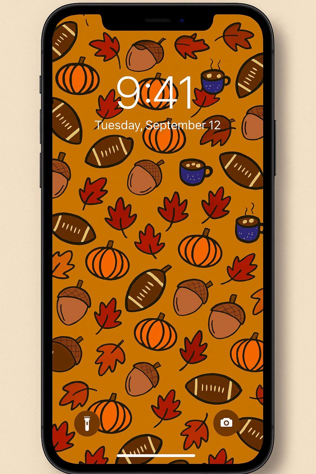 Autumn Game Day Pattern - Etsy