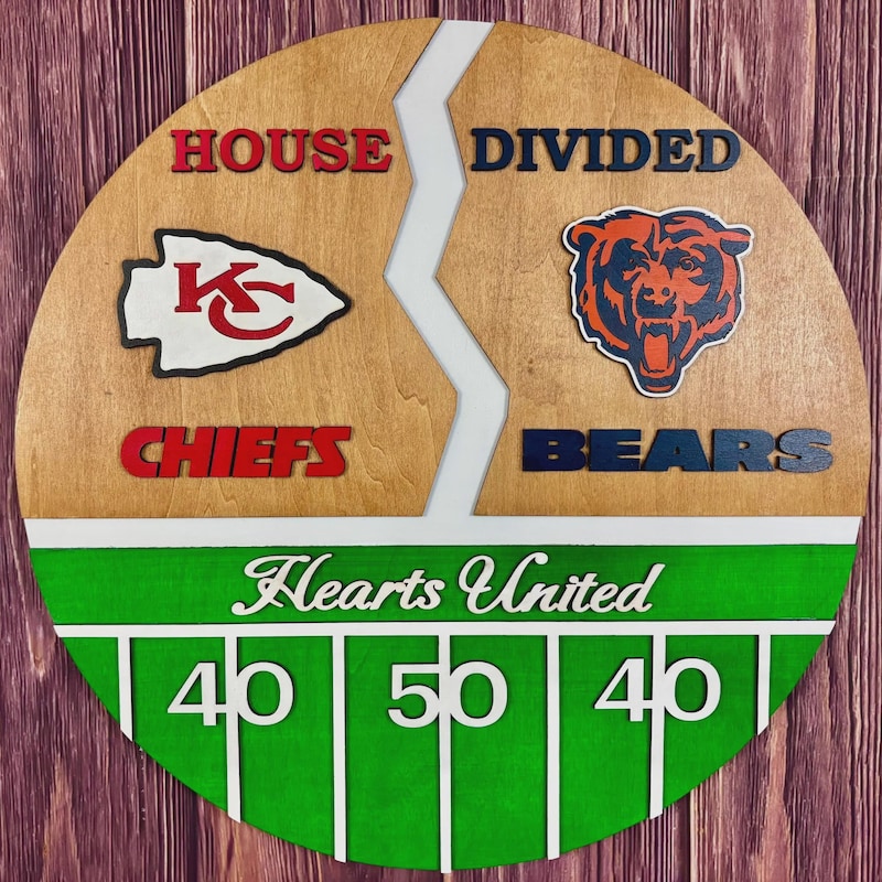 Wood Nfl Wall Plaques - Etsy