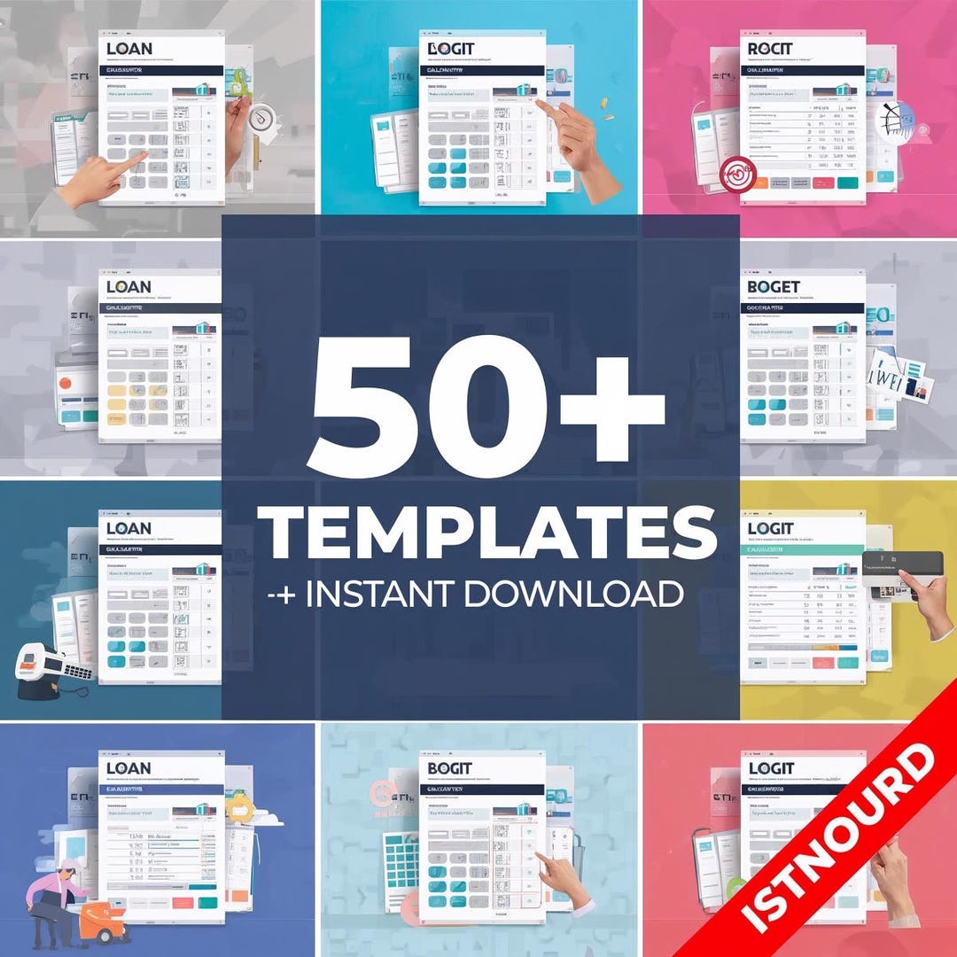 Calculator Template Bundle (50+): Excel & Google Sheets, Business ...