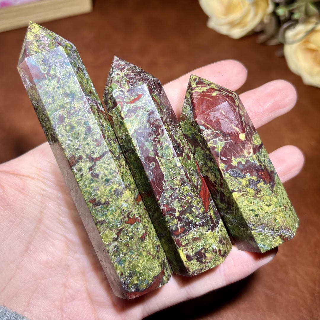 Natural Dragon Bloodstone Tower, Premium Dragon Bloodstone Crystal ...