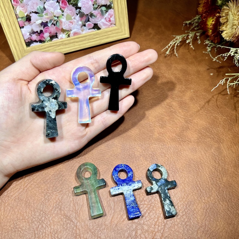 Ankh Pendant Gemstone - Etsy