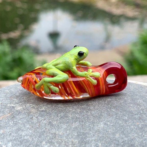 Art Glass Frog - Etsy