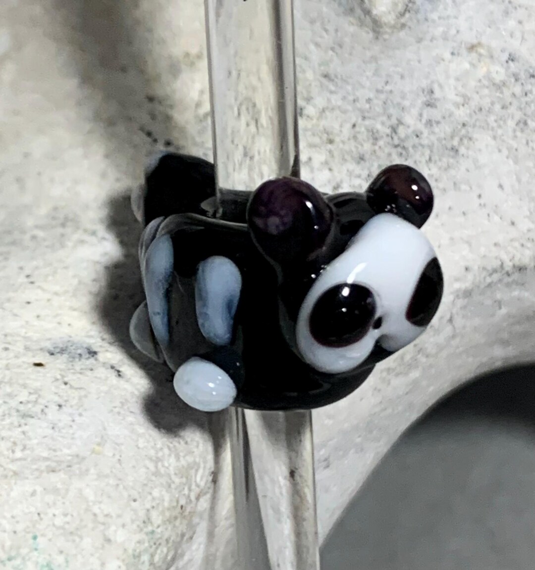 Cute Scary Skeleton Pug Puppy-dog Big Hole Bead. Halloween Charm ...