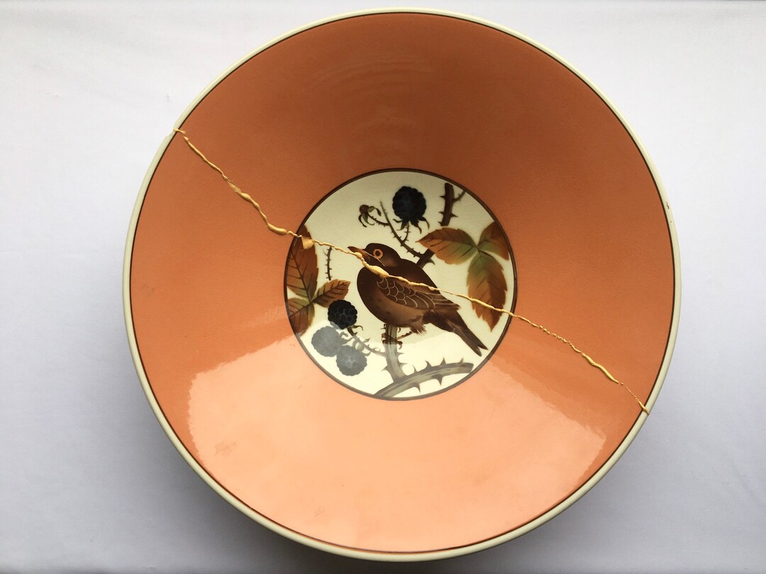 Kintsugi Plate, Vintage Plate, Kintsugi Vintage, Kintsugi Bowl ...